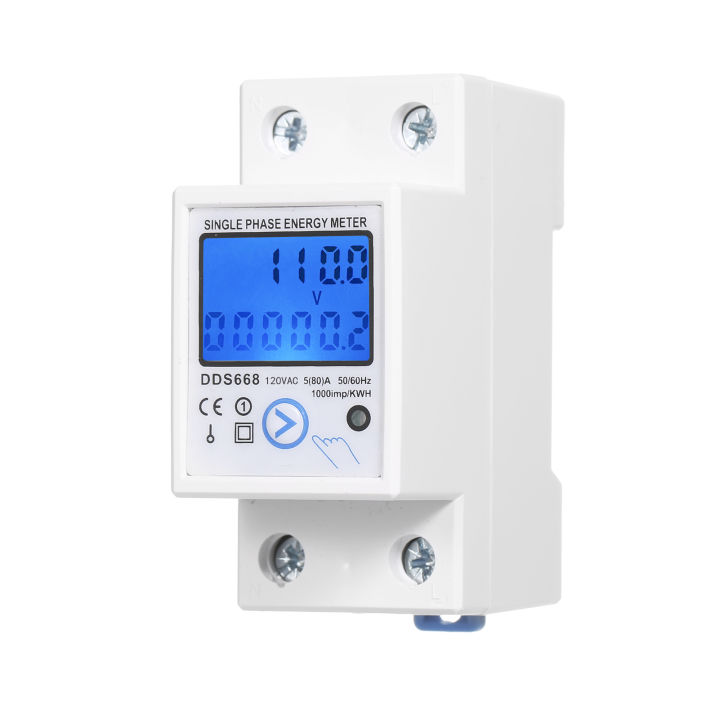 Smart Sensor AC 230V Single Phase Energy Meter With Reset Button With ...
