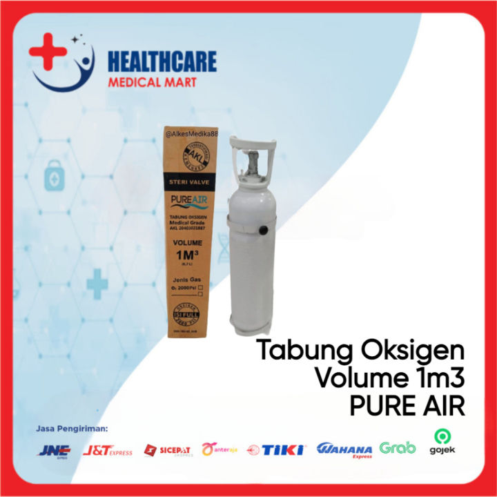 Tabung Oksigen MEDIS 1M3 Pure Air OKSIGEN Medical Grade Isi Full ...