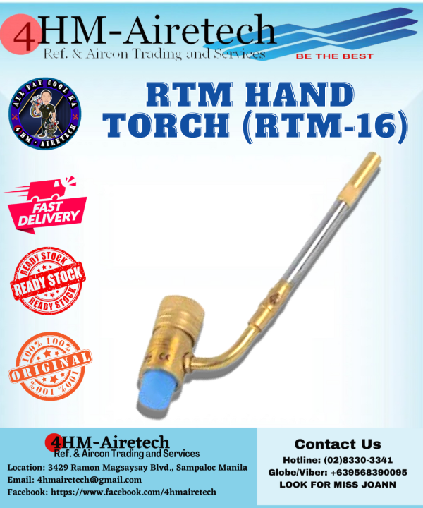FOURHM (RTM-16) RTM HAND TORCH SINGLE FOR WELDING | Lazada PH