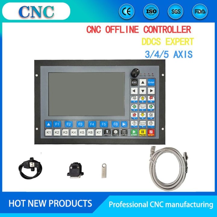 DDCS-EXPERT 3/4/5 Axis CNC Standalone Offline Controller Support Close-loop Stepper/ATC ...