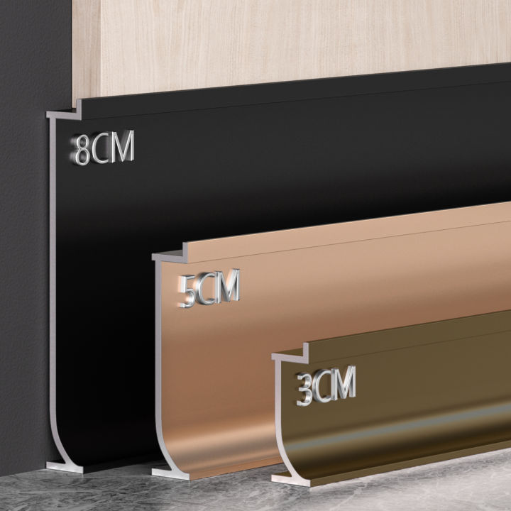 Aluminum Embedded Skirting Board 2cm5cm Concealed Invisible Ultra ...