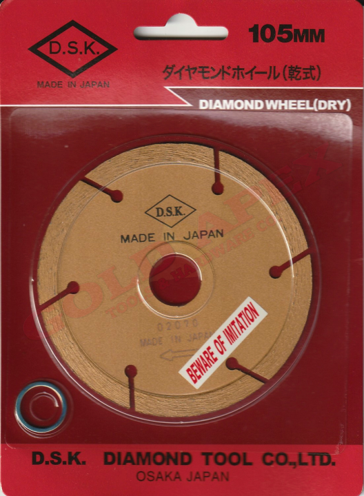 DSK Japan Diamond Disc 4" Dry | Lazada PH