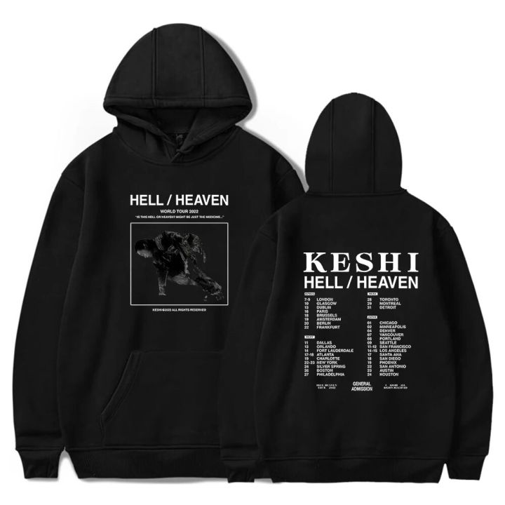 New Hoodie Keshi The Hell/Heaven Tour Merch Hoodie Pullover 2022 World ...