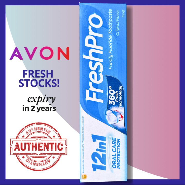 Freshpro Family Fluoride Toothpaste Original Flavor 160g by Avon ...