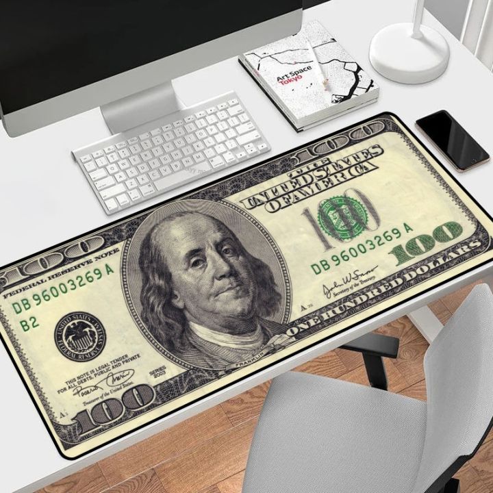 Backlit Mouse Pad เกม Dollar Led Mouse Pad แผ่นรองเมาส์ขนาดใหญ่ Backlit ...
