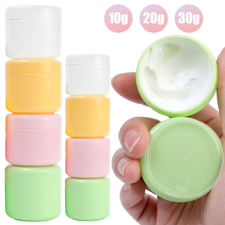 10/20/30g Face Cream Jar Cosmetic Refilling Bottle Travel Sample Box ...