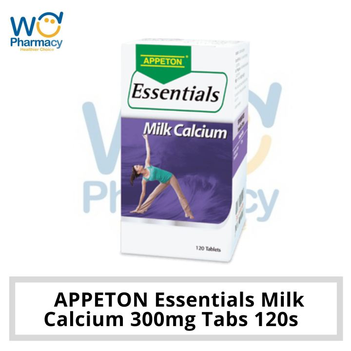 APPETON Essentials Milk Calcium 300mg 120s tablets | Lazada