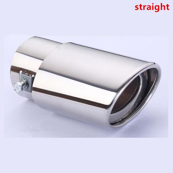 Universal Car Exhaust Muffler Stainless Steel Car Exhaust Tail Tip Pipe ...