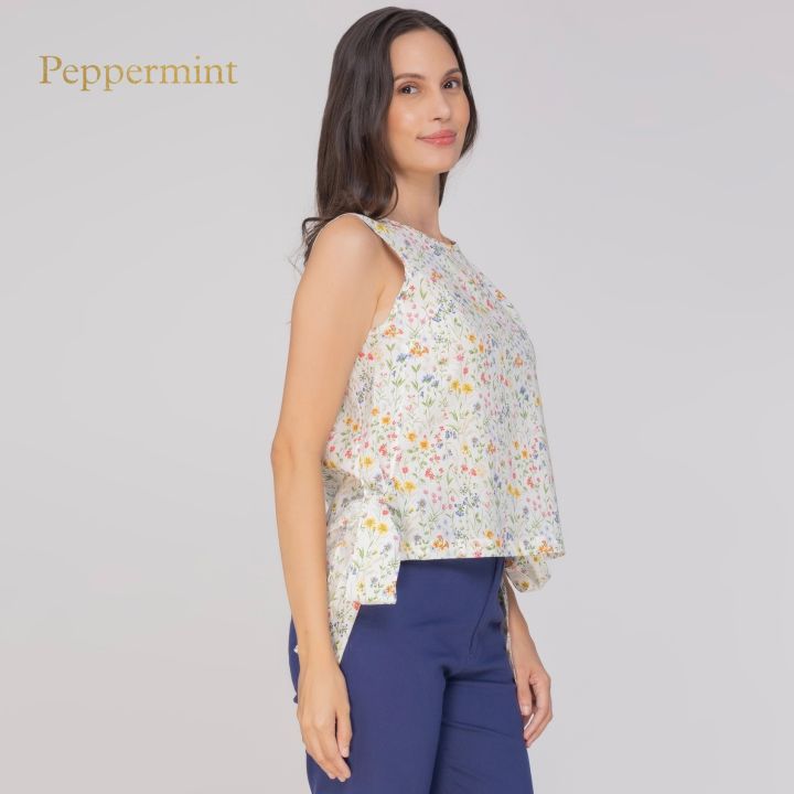 Peppermint Woman Kiara Blouse (Red/Yellow/Blue) | Lazada PH