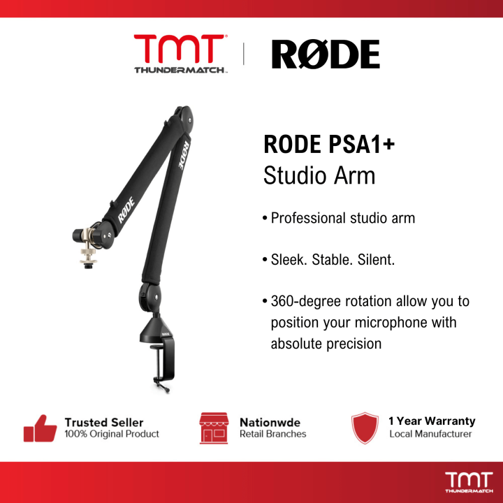 Rode PSA1+ Professional Studio Arm | Integrated cable management for ...