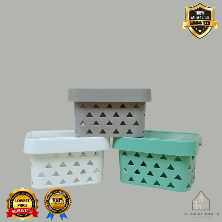 804. High Quality Utility/Organizer/ Storage Tray with Cover | Lazada PH