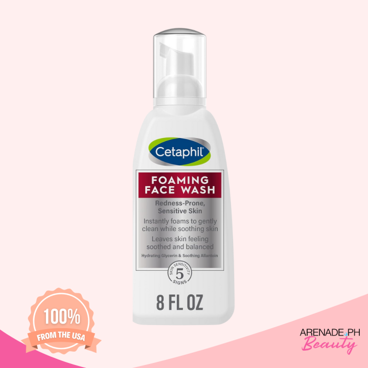 Cetaphil Foaming Face Wash Redness Prone Skin 8 fl.oz Gentle Cleansing For Dry Skin Non Comedogenic Daily Use Lazada Lazada PH