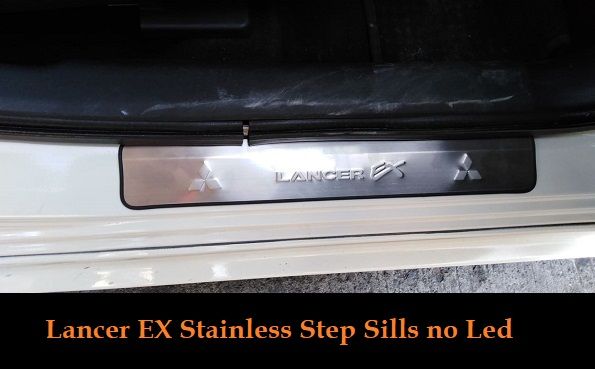 Mitsubishi Lancer EX Stainless Side Step Sills no Led Set | Lazada PH