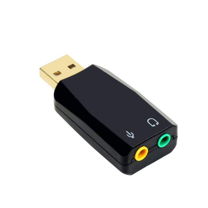 100CM USB Audio Adapter External Stereo Sound Card AUX With 3.5mm ...