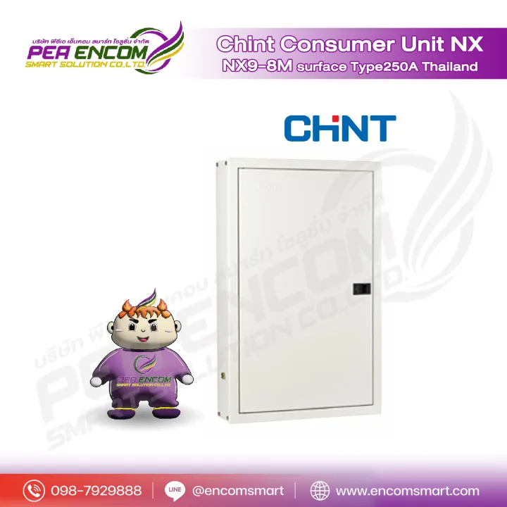 CHINT Consumer Unit NX9-8M 250A | Lazada.co.th