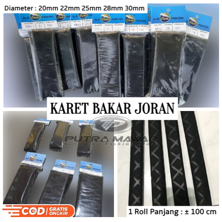 Karet Bakar ( Kbhj ) Sisik Ikan Dan Silang Warna Hitam Merk Orca ...