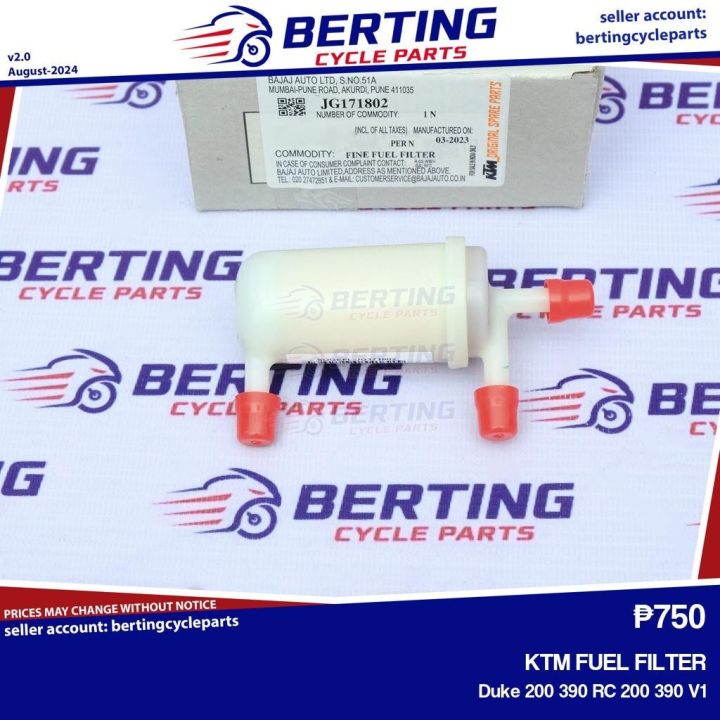 KTM FUEL FILTER Duke 200 390 RC 200 390 V1 Genuine (Not in original ...