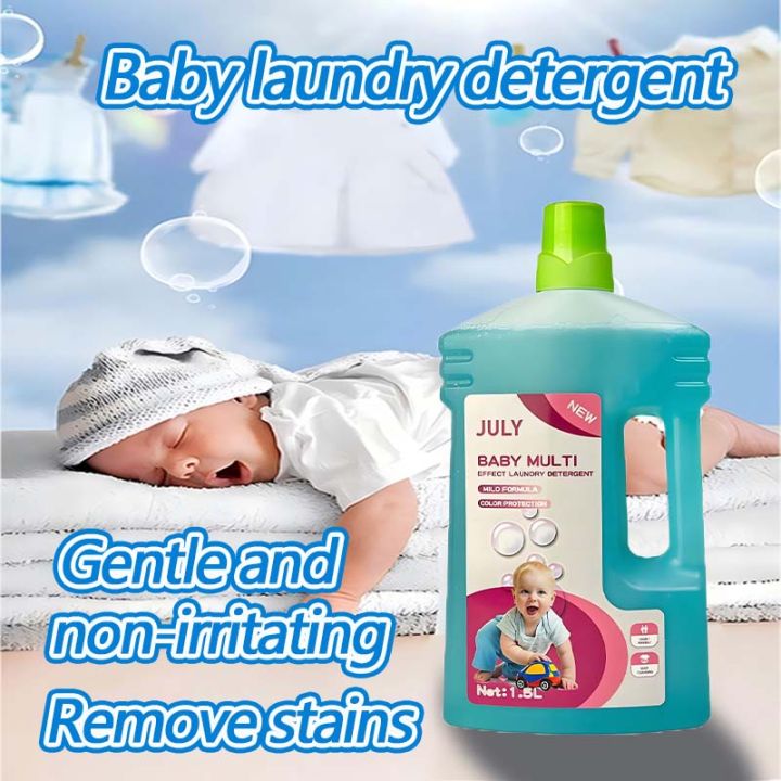 1.5L July baby detergents No irritation to the skin Removes various ...