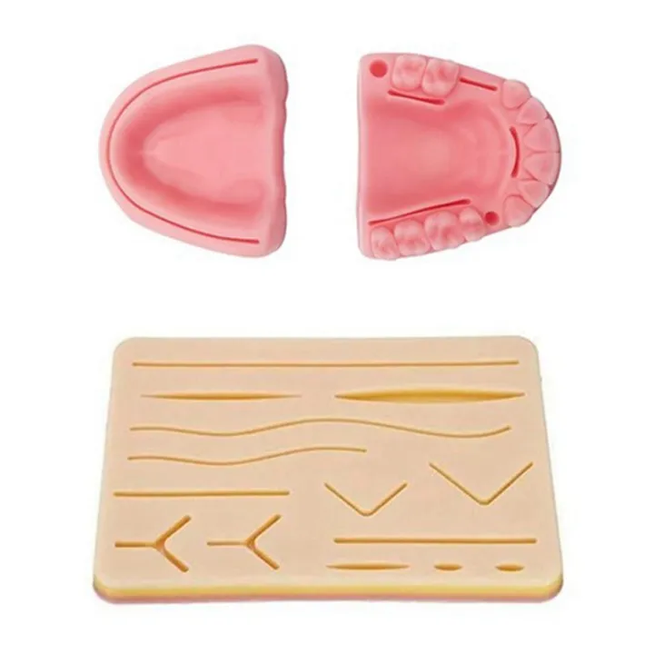 Silicone Artificial Oral Suture Kit Skin Chirurgical Uture Training ...