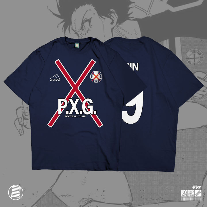 PXG FC Paris France Rin Shidou Blue Lock Jersey Kaos Anime Manga Baju ...