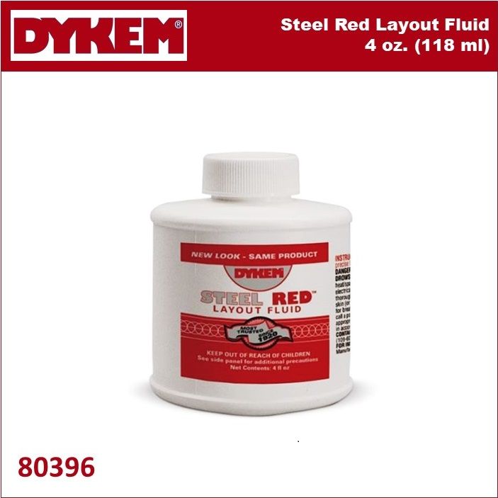 Dykem Steel Red Layout Fluid, 4 oz. (118ml) - 80396 | Lazada PH