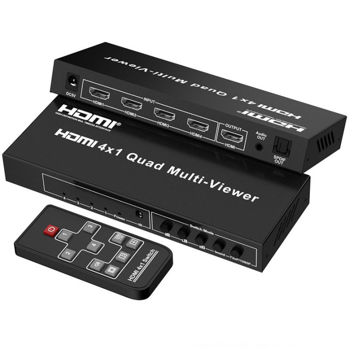 HDMI 4K*2K 2160P 3D 2x4 4x1 Matrix HDMI Video Switch Splitter Amplifier ...