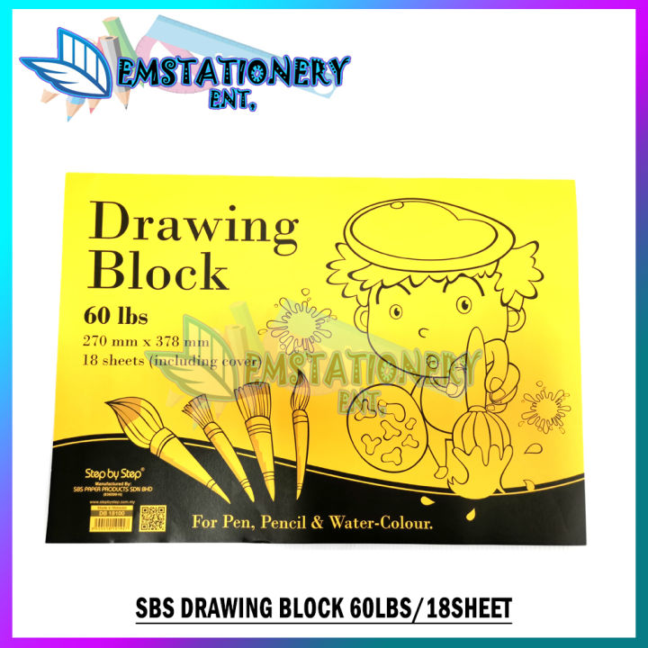 SBS Drawing Block 60lbs/18Sheet | Lazada