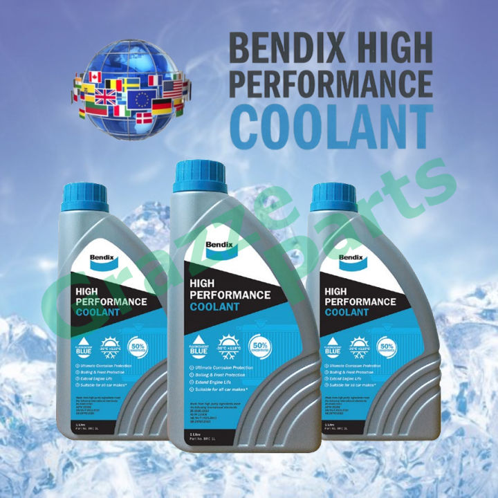 (1 Litre) Bendix High Performance Coolant is a pre-mixed Organic Acid ...