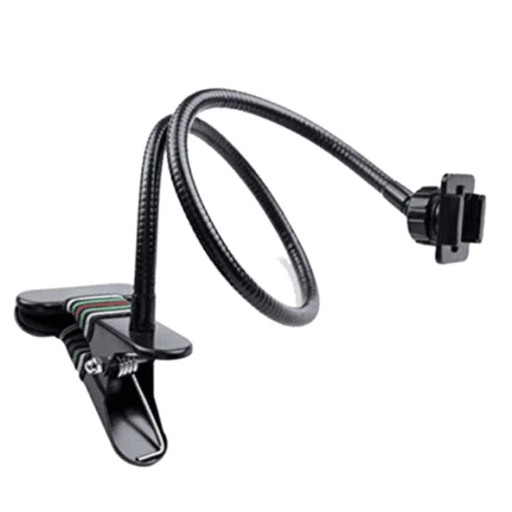 (MIJK) Webcam Stand 25 Inch Flexible Desk Mount Clamp Gooseneck Stand ...