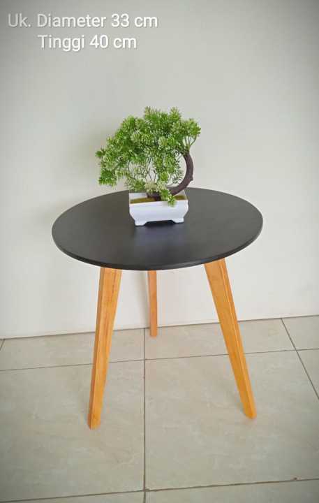 Meja Hias Minimalis/Meja Samping/Meja Kopi D 33 cm | Lazada Indonesia