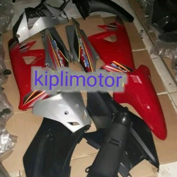FULL BODY HALUS DAN KASAR HONDA SUPRA FIT NEW SILVER MERAH | Lazada ...