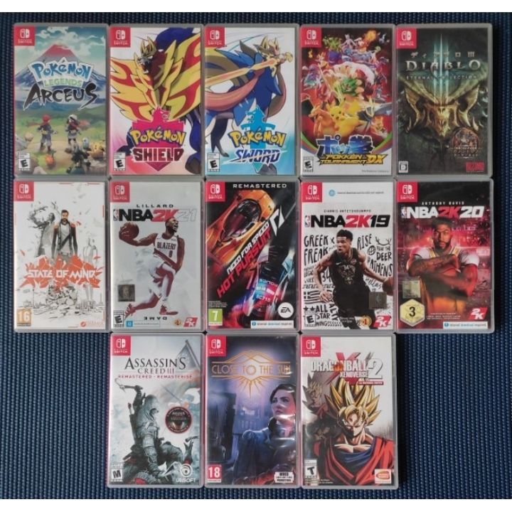 Nintendo Switch Games ( 2nd hand ) - Batch 1 | Lazada PH