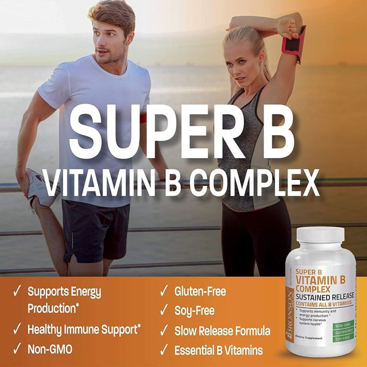 Bronson Super B Vitamin B Complex | Lazada.co.th