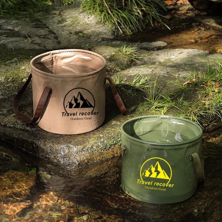 KOZI Folding Bucket Camping Large Portable Capacity Travel Folding ...