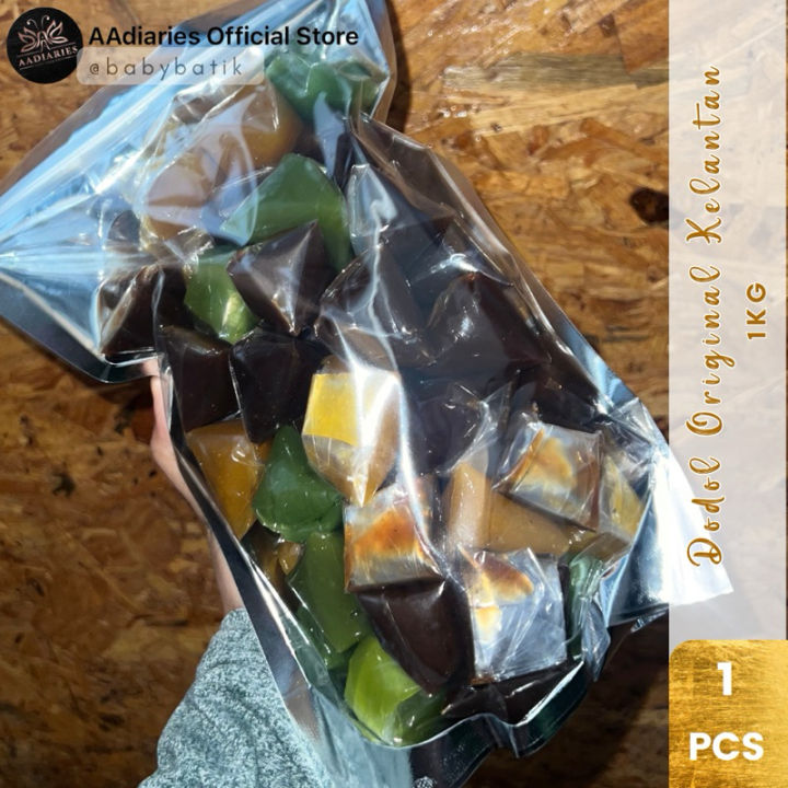 (1KG) Dodol Original Kelantan / Gelembung Buaya / Dodol Gula Melaka ...