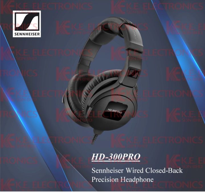 Sennheiser HD 300 PRO Over-Ear monitoring Pro Headphones c/w Cable | Lazada