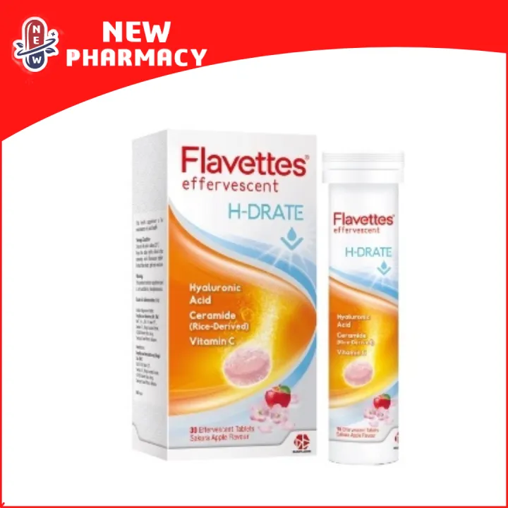 Flavettes Effervescent H-Drate 30's | Lazada