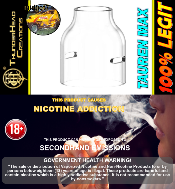 Tauren Max RDA Glass Shell (RDA sold separately) | Lazada PH