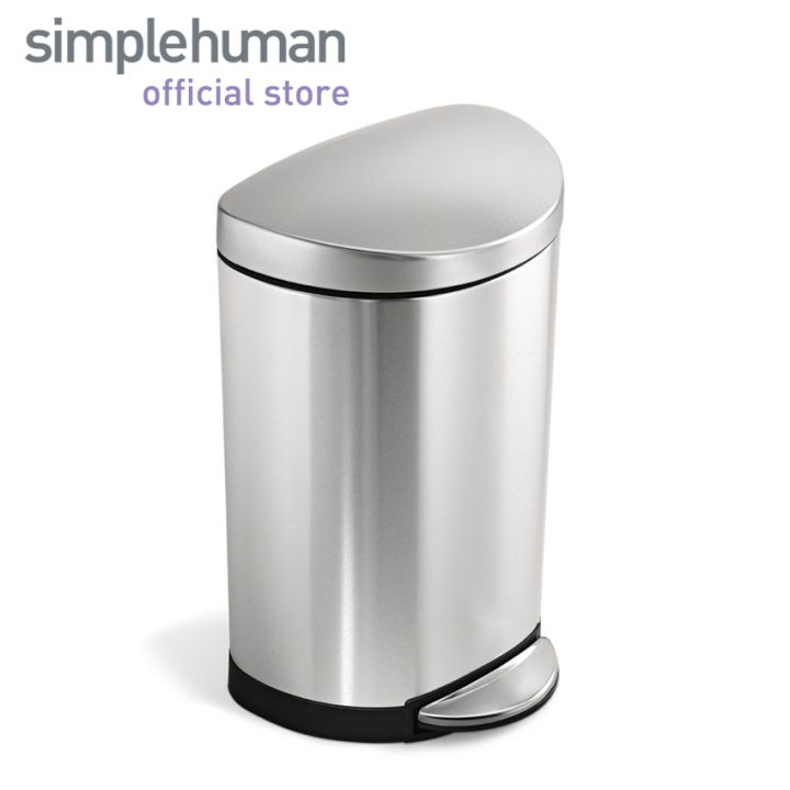 simplehuman 10L semi-round step bin | Lazada Singapore