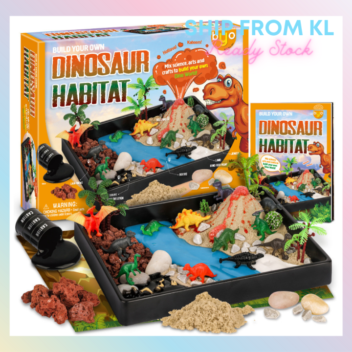 Dinosaur Habitat Volcano Eruption Science Experiment Kit STEAM STEM ...