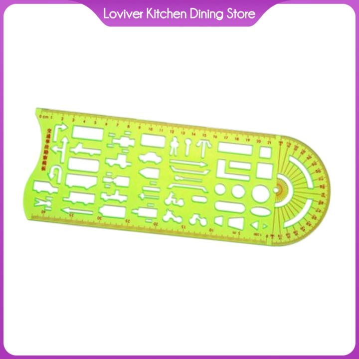 Loviver Traffic Accident Drawing Ruler Practical Measuring Ruler ...