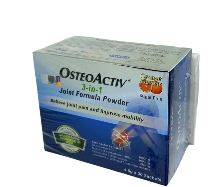 Osteoactiv 3-in-1 Joint Formula Powder 4.5g x 30 Sachets | Lazada