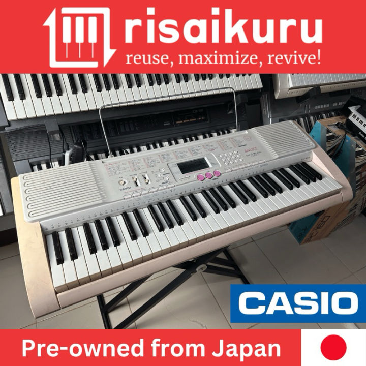 Casio Lk 105 Semi Weighted 61 Keys Touch Response Keyboard Piano