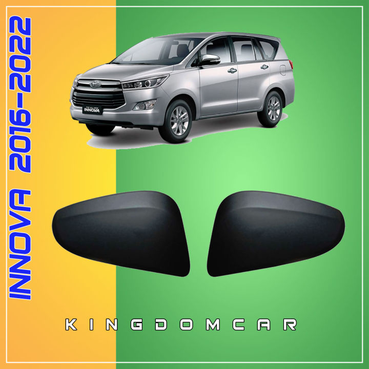 Black Side Mirror Cover for Toyota INNOVA 2016 2017 2018 2019 2020 2021 ...