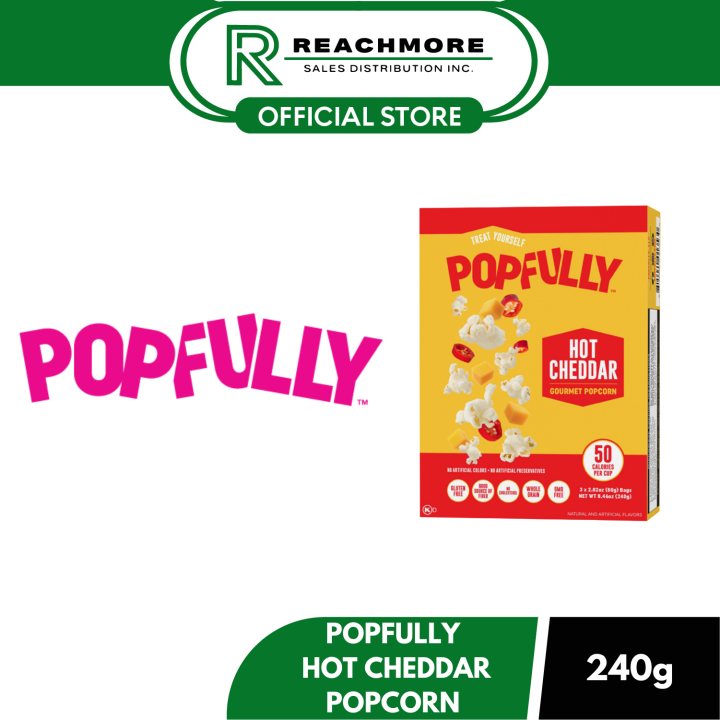 Popfully Hot Cheddar Popcorm 240g | Lazada PH