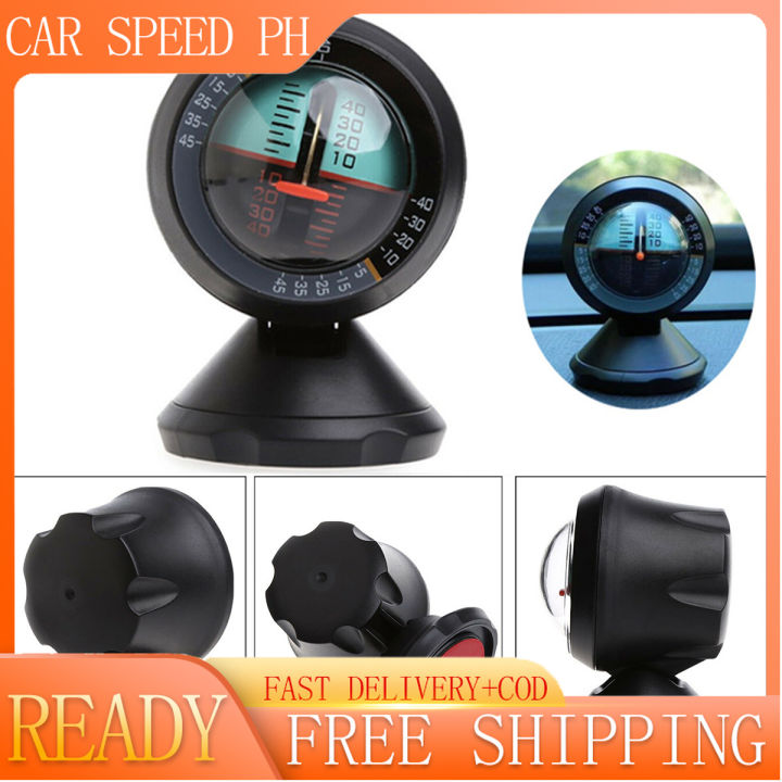 High-precision Car Inclinometer Slope Meter Gradienter Dashboard Mount ...