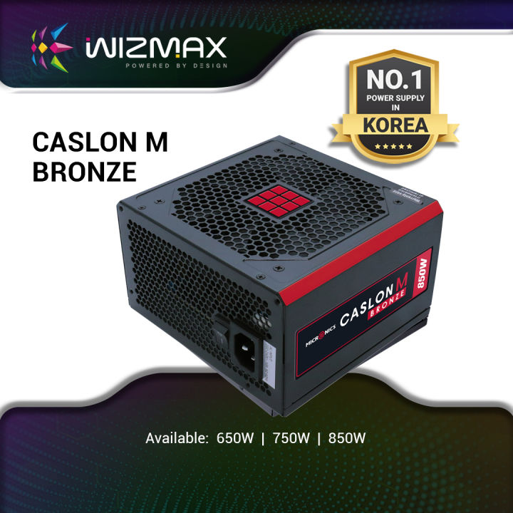Caslon M Bronze 650W/750W/ 850W Power Supply PSU Power Supply | Lazada PH