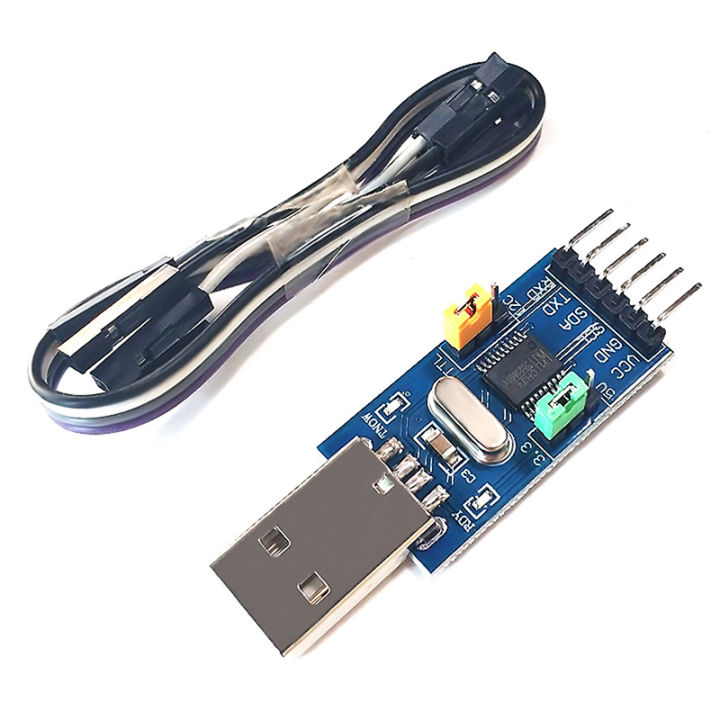 CH341T โมดูลสองในหนึ่ง USB เพื่อ I2C USB IIC UART เพื่อ TTL ดาวน์โหลด ... CH341T โมดูลสองในหนึ่ง USB เพื่อ I2C USB IIC UART เพื่อ TTL ดาวน์โหลด ...