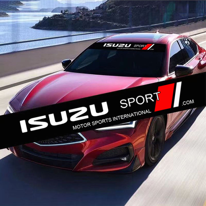 New Styling Car Stickers Racing Car Front Windshield Stickers for ISUZU ...