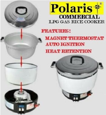 LPG Gas Commercial rice cooker 23L / 15L / 10L | Lazada PH